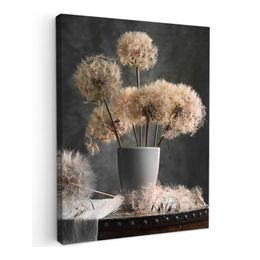 OnlyWow Leinwand Bilder L&ouml;wenzahn | Gr.: 80 x 120 cm