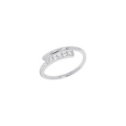 Tom Tailor Ring Silber 925, rhodiniert in silber | Gr.: 18