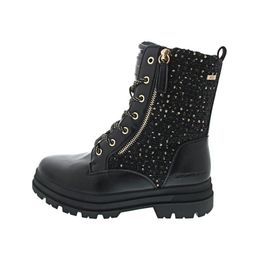 Tom Tailor Schn&uuml;rstiefel Schwarz | Gr.: 38