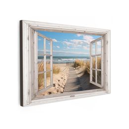 OnlyWow Leinwand Bilder D&uuml;nen | Gr.: 90 x 140 cm