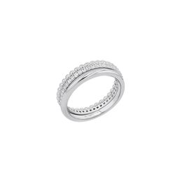 Tom Tailor Ring Silber 925, rhodiniert in silber | Gr.: 60