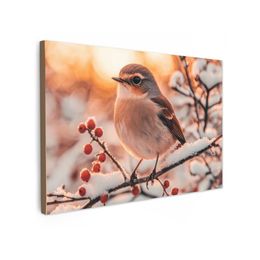 OnlyWow Leinwand Bilder Bernsteinfarben | Gr.: 90 x 140 cm