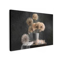 OnlyWow Leinwand Bilder L&ouml;wenzahn | Gr.: 80x60 cm