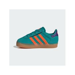 Adidas Sneakers Gazelle in Pure Teal / Impact Orange / Collegiate Purple | Gr.: 27