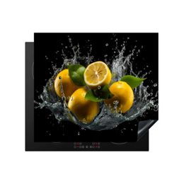 KitchenYeah Herdabdeckplatte Zitronen | Gr.: 59 x 51 cm