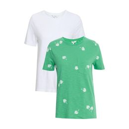 Marks & Spencer Marks & Spencer Shirt female Green, White size 6