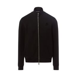 K by KARL LAGERFELD Karl Lagerfeld Sweatjacke in schwarz - 0001 | Gr.: XXL