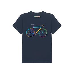 Watabout.kids Shirt 'Fahrrad by night' boy Blue size 128