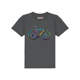 Watabout.kids Shirt 'Fahrrad by night' boy Grey size 158