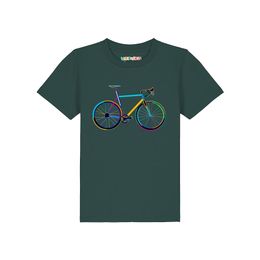 Watabout.kids Shirt 'Fahrrad by night' boy Green size 116