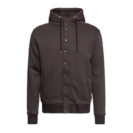 King Kerosin Outdoor Sweatjacke K.K. Adventure Gear in braun | Gr.: 3XL