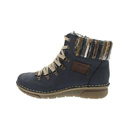 Rieker Schn&uuml;rstiefel Blau | Gr.: 39
