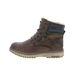 Tom Tailor Schn&uuml;rstiefel Braun | Gr.: 45