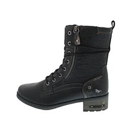 Mustang Schn&uuml;rstiefel Schwarz | Gr.: 38