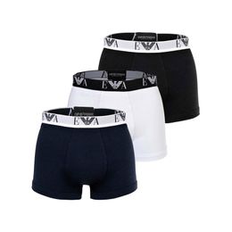Emporio Armani Boxershort 3er Pack in Wei&szlig;/Blau/Schwarz | Gr.: XL