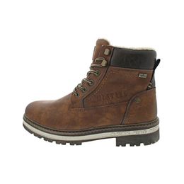 Mustang Schn&uuml;rstiefel Braun | Gr.: 45