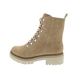 Rieker Schn&uuml;rstiefel Beige | Gr.: 37