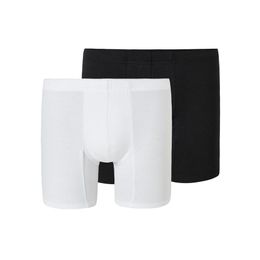 Schiesser Boxershort 2er Pack in Schwarz/Wei&szlig; | Gr.: XXL