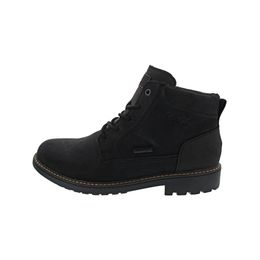 Rieker Schn&uuml;rstiefelette Schwarz | Gr.: 44