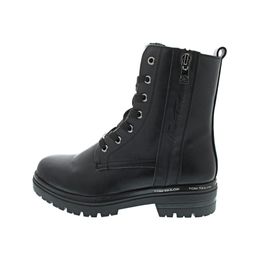 Tom Tailor Schn&uuml;rstiefel Schwarz | Gr.: 41
