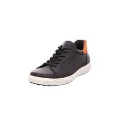 Ecco Sneaker Soft 7 in black/cognac | Gr.: 45