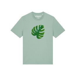 Watapparel Shirt 'Monstera 2.0' male Green size S