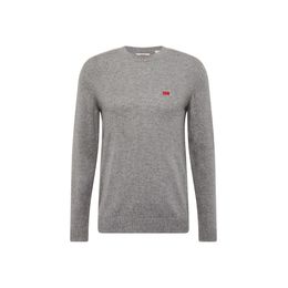 Levi's Levi's Pullover 'Original HM Sweater' Herren Gr&ouml;&szlig;e XS grau / rot / wei&szlig;