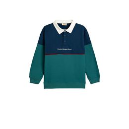 KOTON Sweatshirt Jungen Gr&ouml;&szlig;e 122/128 blau / gr&uuml;n / wei&szlig;