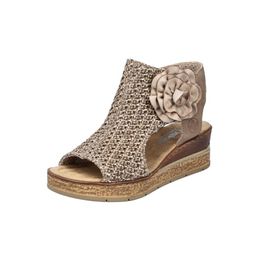 Rieker Keilsandaletten in Beige | Gr.: 38