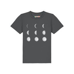 Watabout.kids T-Shirt 'Moonphases' Jungen Gr&ouml;&szlig;e 116 grau / anthrazit