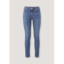 hessnatur Jeans LINA Mid Rise Skinny in medium blue | Gr.: 25/30