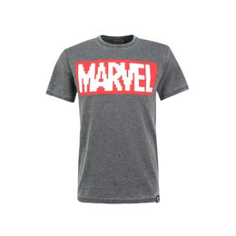 Recovered T-Shirt 'Marvel' Herren Gr&ouml;&szlig;e M dunkelgrau
