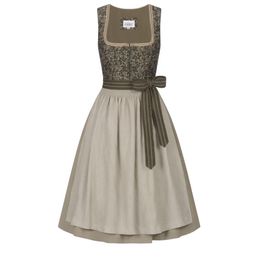 N&uuml;bler N&uuml;bler Midi Dirndl Gina in Oliv | Gr.: 38