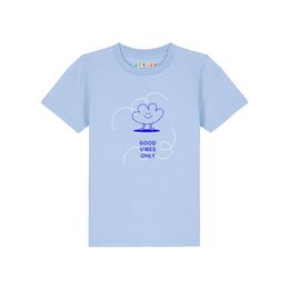 Watabout.kids Shirt 'Good vibes only' boy Blue size 128