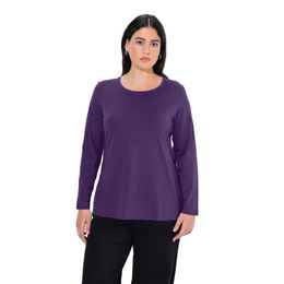 Ulla Popken Shirt in tiefes violett | Gr.: 46-48