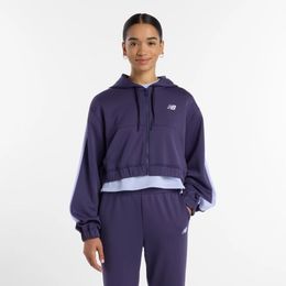 New Balance Zip-Up Hoodie female Purple size XL