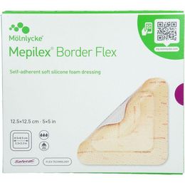 Mepilex Border Flex Schaumverb.haft.12,5x12,5 cm 5 St