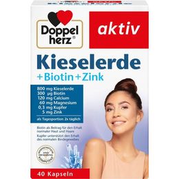 Queisser Doppelherz Kieselerde+Biotin+Zink Kapseln 40 St