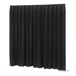 Wentex P&D Dimout 300(h)x300cm(w) Pleated, Black