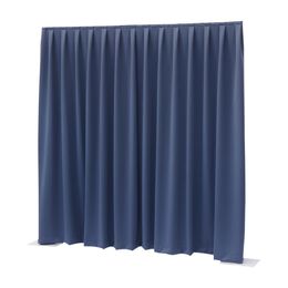Wentex P&D Dimout 300(h)x300cm(w) Pleated, Blue