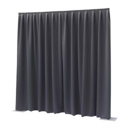 Wentex P&D Dimout 300(h)x300cm(w) Pleated, Dark grey