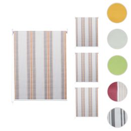 Mendler 4er-Set Rollo HWC-D52, Fensterrollo Seitenzugrollo Jalousie, 120x230cm Sonnenschutz blickdicht ~ Var 4x63476