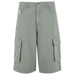 Cargoshorts Karl Kani "Karl Kani Og Baggy Twill Shorts", Herren, Gr. S, US-Gr&ouml;&szlig;en, gr&uuml;n, 100% Baumwolle, relaxed fit, Hosen