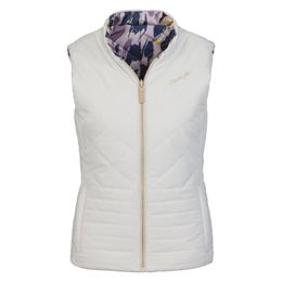 Cheval de Luxe Wende-Steppweste grau Damen M