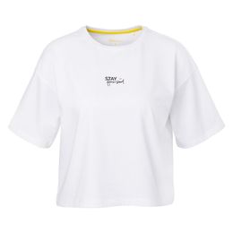 RIDE now T-Shirt Boxy wei&szlig; Damen XXS