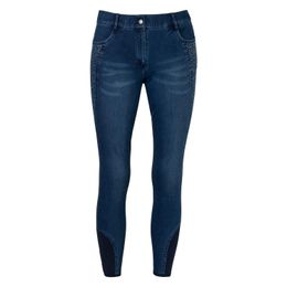 RIDE now Grip-Vollbesatz-Jeansreithose blau Damen 38