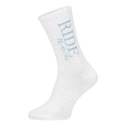 RIDE now Tennissocken white / ice water 39-42