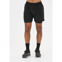 Shorts Virtus "Zayne V2", Herren, Gr. L, US-Gr&ouml;&szlig;en, schwarz, 95% Polyester, 5% Elasthan, unifarben, kurz, Hosen Shorts, mit elastischem Bund und innenliegendem Kordelzug