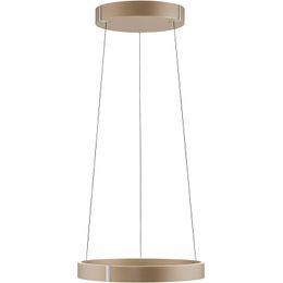 NEUHAUS PURE LED Pendelleuchte "PURE E-Clipse", 2, &Oslash; 50cm H: 40cm, 1 Stk.bronzefarben, Leuchten, e-LIFT-Funktion, CCT, dimmbar &uuml;ber Fernbed&iacute;enung
