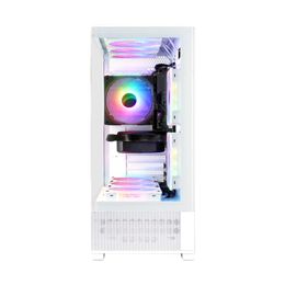 GAMEMAX Gaming-PC "Vista AW 8035 AMD Ryzen 7 9700X 16GB DDR5 1TB SSD RTX 5070Ti", wei&szlig;, Microsoft Windows 11 Home (64 Bit), 16 GB RAM 1.000 GB SSD, Desktop-PCs, Windows 11, DDR5 RAM